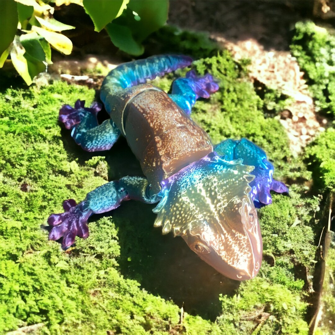 Rainbow Flexi Crested Geckos - Etsy