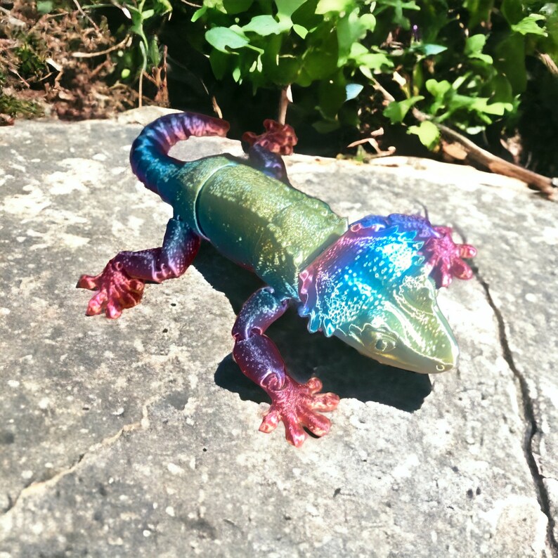 Rainbow Flexi Crested Geckos - Etsy