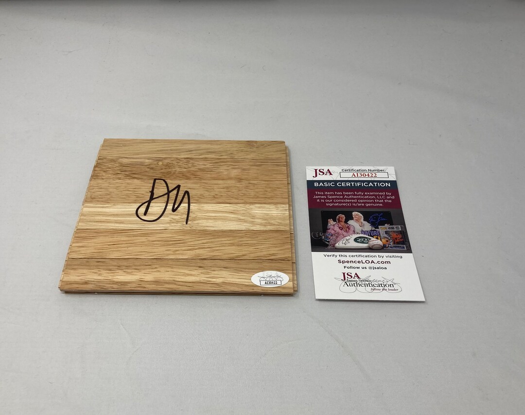 Davion Mitchell Signed 6x6 Floor Toronto Raptors Baylor Bears JSA COA ...