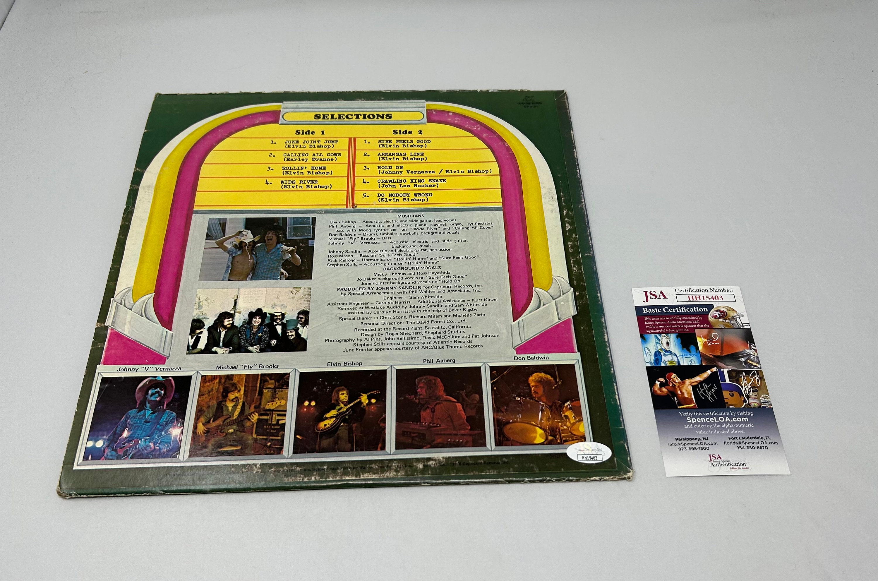 Elvin Bishop Signed Juke Joint Jump Album JSA COA - Etsy