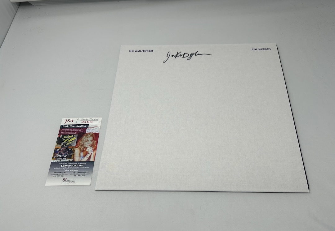 Jakob Dylan Signed Wallflowers Exit Wounds Album JSA COA - Etsy