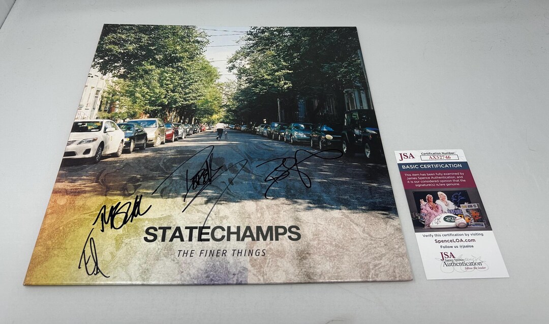 State Champs Signed the Finer Things Album JSA COA - Etsy