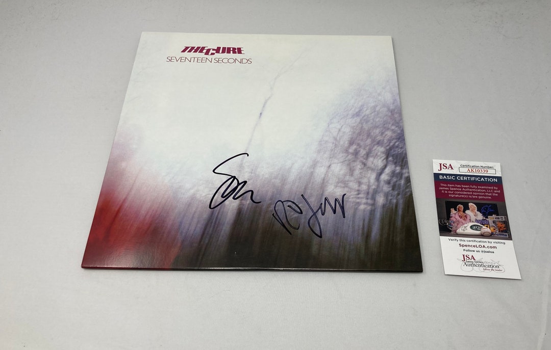 The Cure Signed Seventeen Seconds Album JSA COA (robert Smith & Simon ...