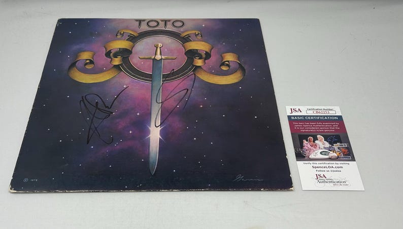 Toto Signed Self Titles Album JSA COA (steve and Joseph) - Etsy