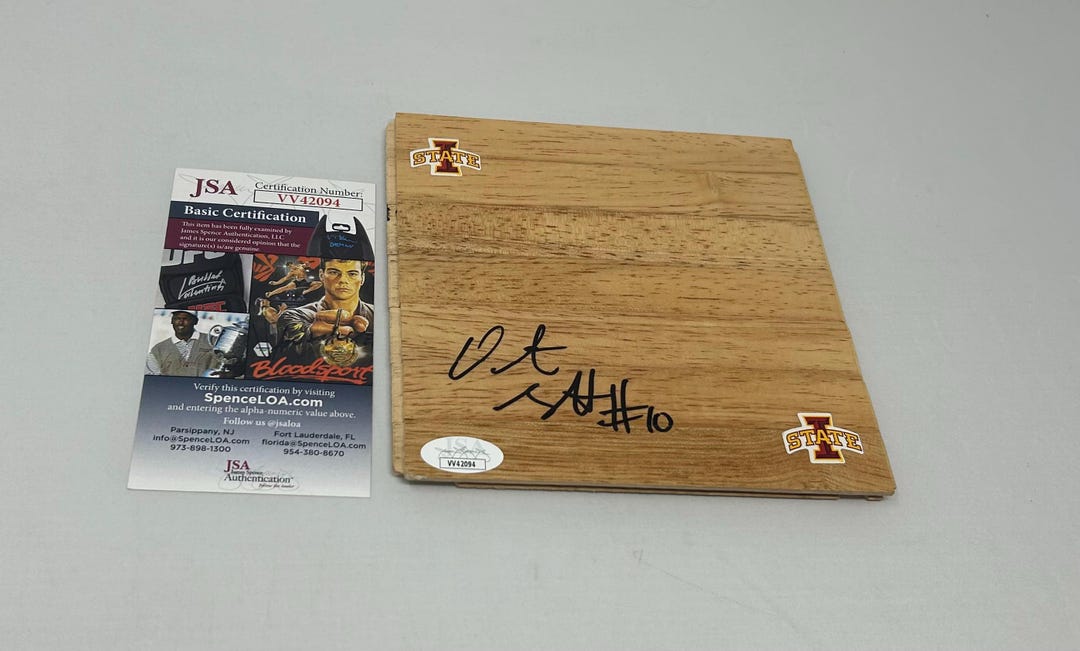 Diante Garrett Signed 6x6 Floor Iowa State Cyclones JSA COA - Etsy