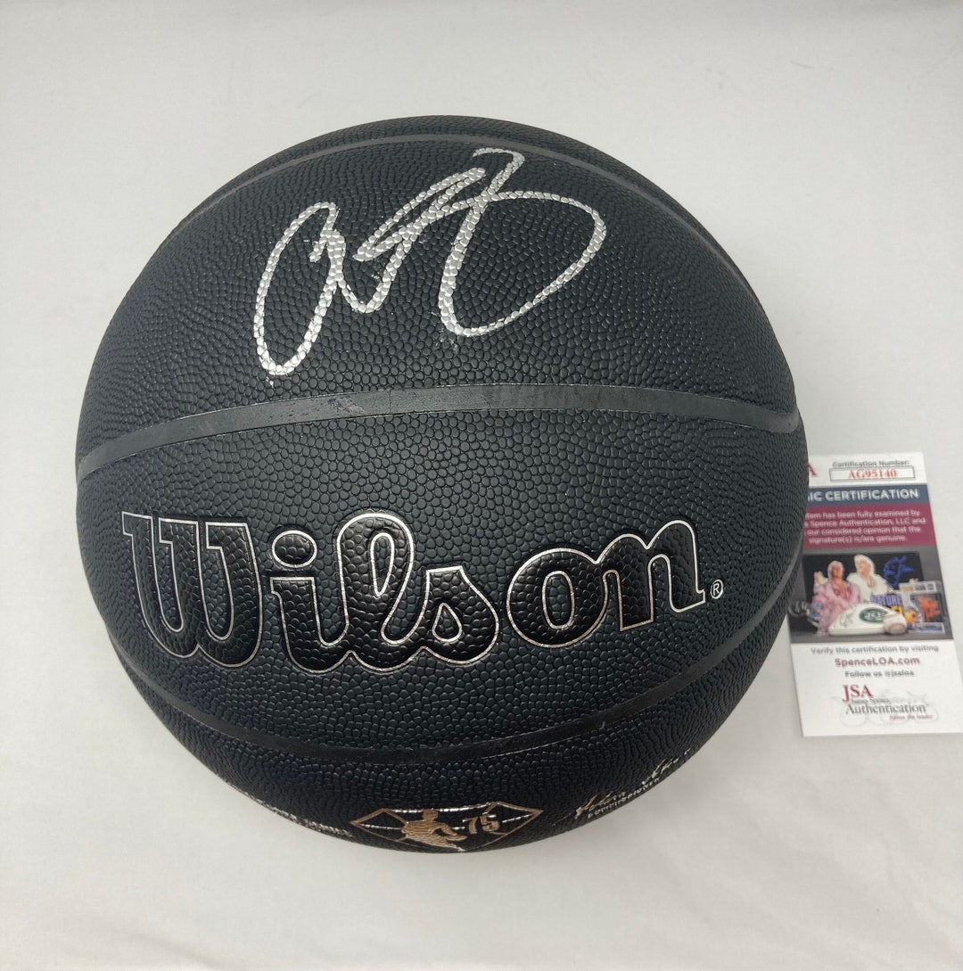 Anfernee Simons Signed Wilson NBA Basketball Portland Trail Blazers JSA ...