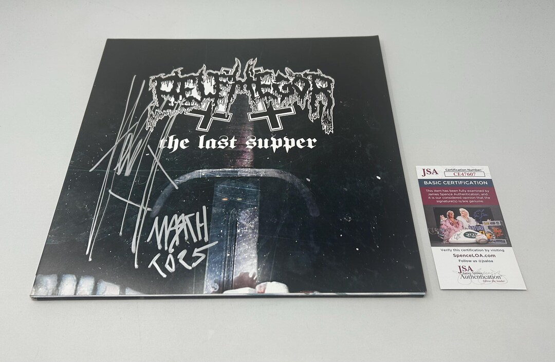 Helmuth Lehner Signed Belphegor the Last Supper Album JSA COA - Etsy