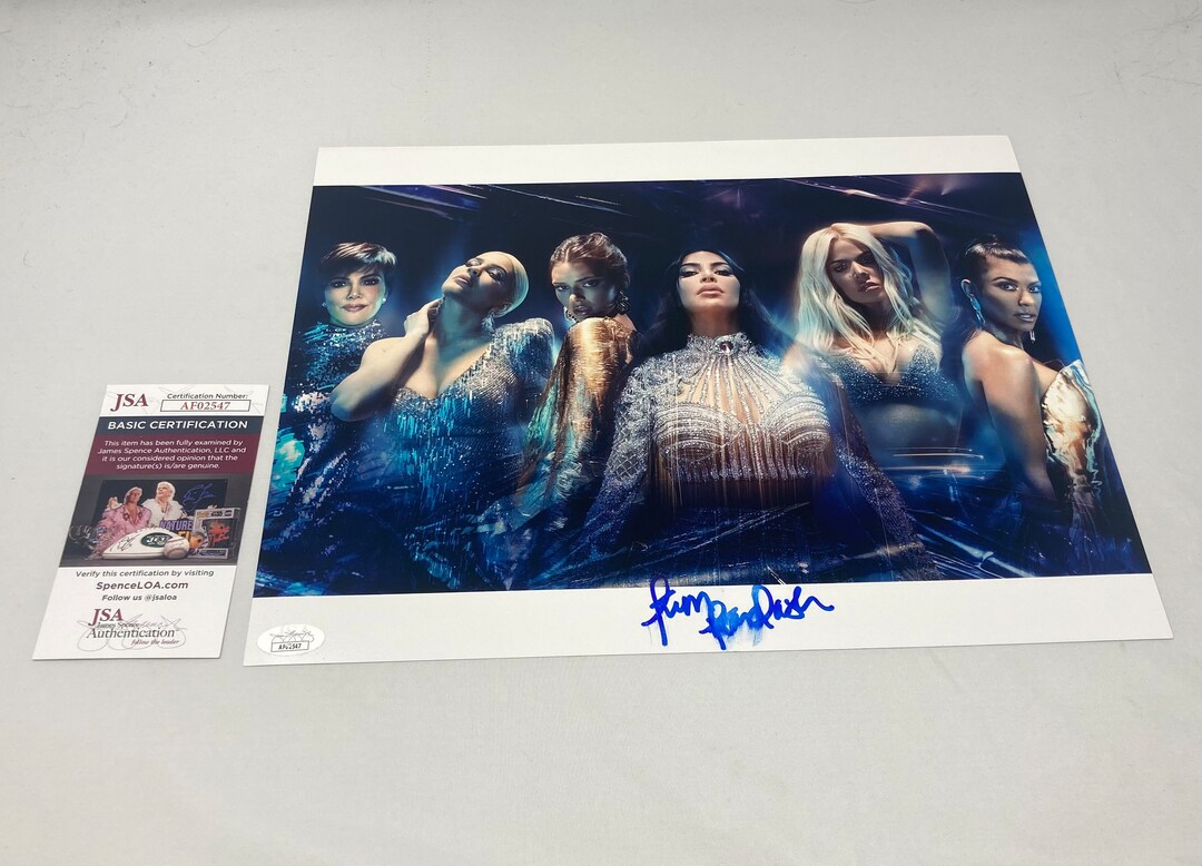 Kim Kardashian Signed 11x14 Photo JSA COA - Etsy