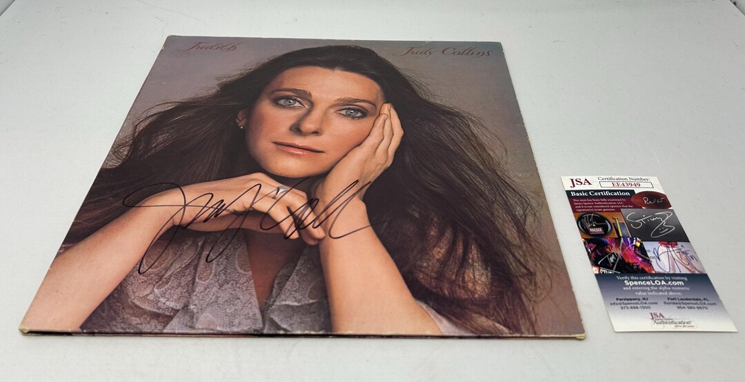 Judy Collins Signed Judith Album JSA COA - Etsy