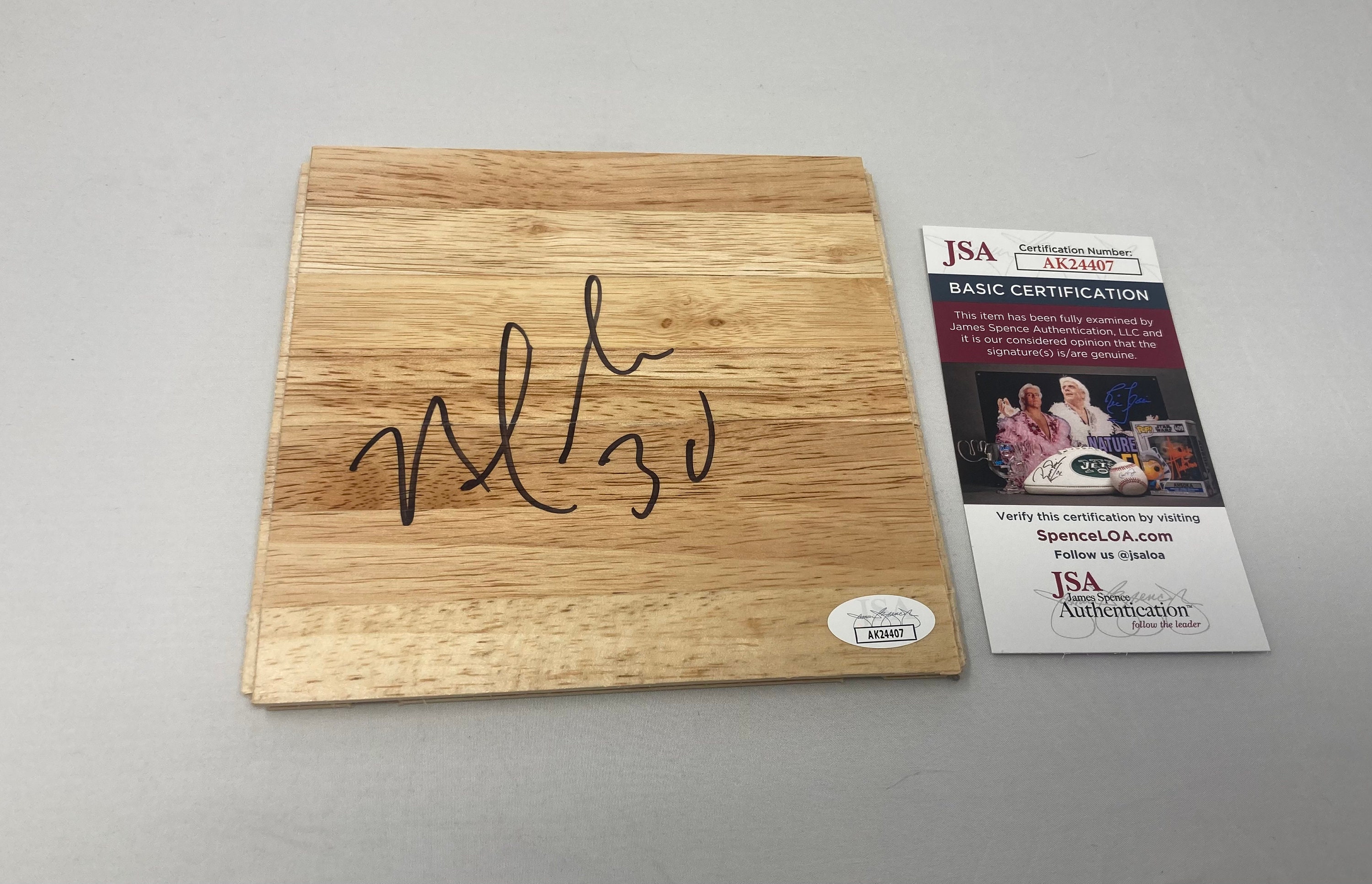 Norris Cole Signed 6x6 Floor Miami Heat Cleveland State Vikings JSA COA ...