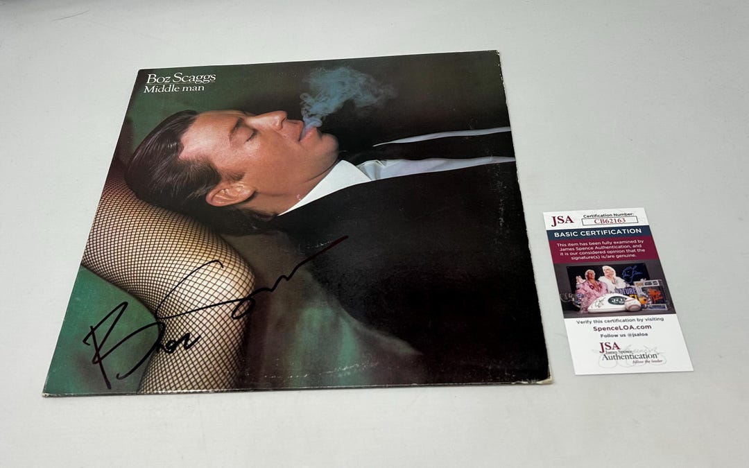 Boz Scaggs Signed Middle Man Album JSA COA - Etsy