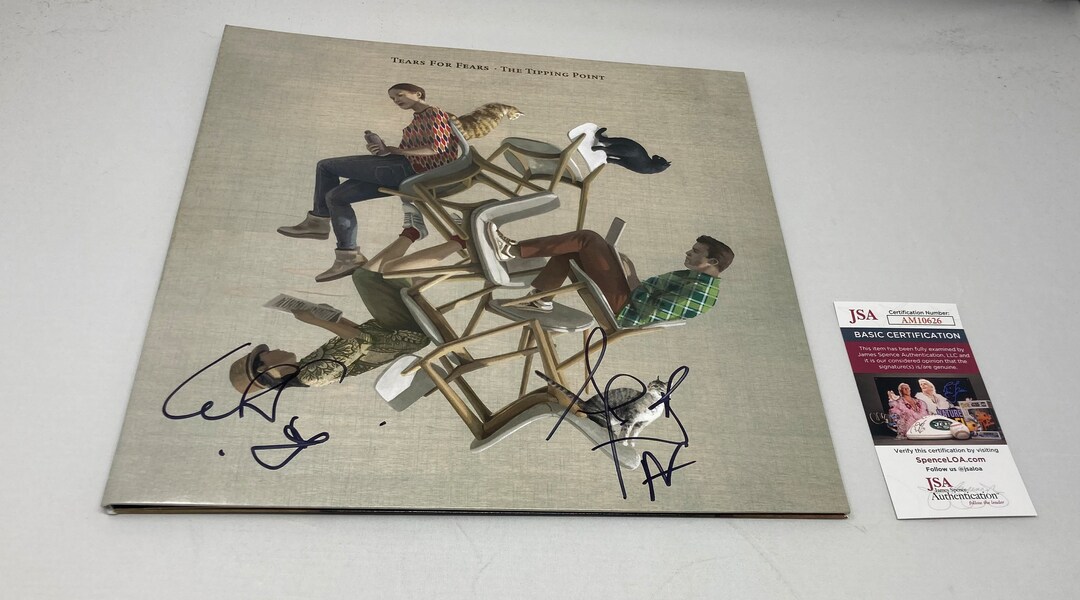 Tears for Fears Signed the Tipping Point Album JSA COA - Etsy