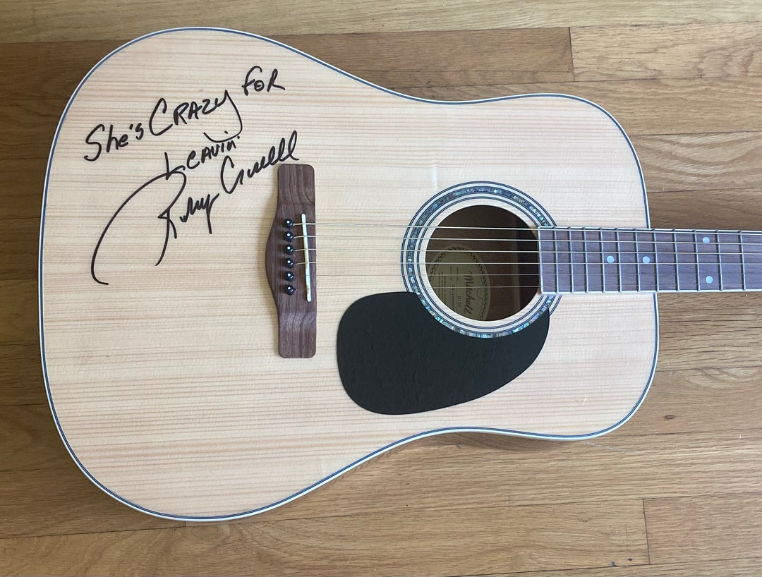 Rodney Crowell Signed Acoustic Guitar JSA COA - Etsy