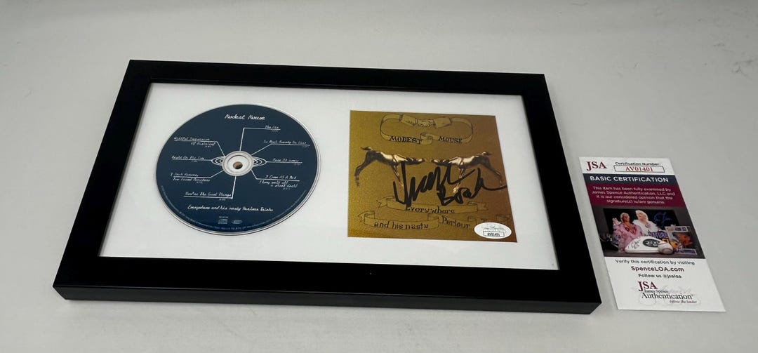 Isaac Brock Signed Modest Mouse Everywhere and His Nasty Parlour Tricks ...