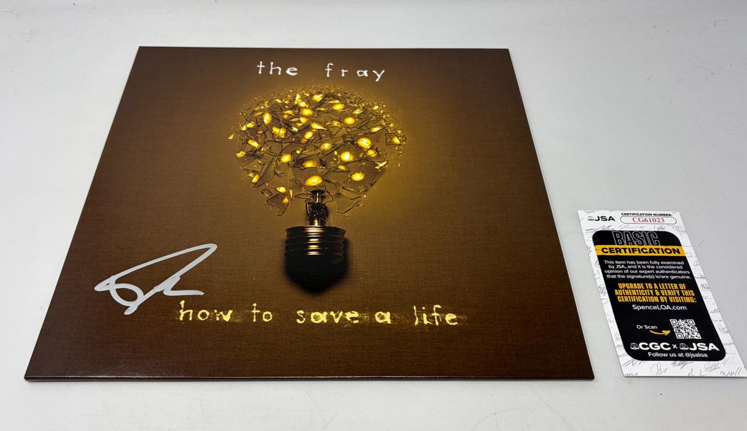Ben Wysocki Signed the Fray How to Save A Life Album JSA COA - Etsy