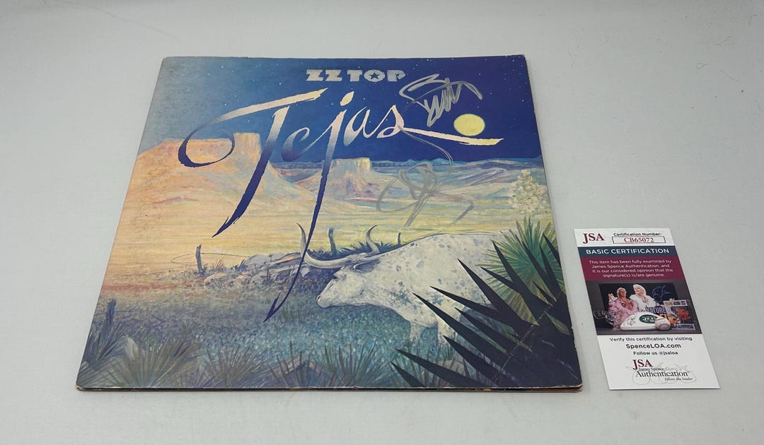 Billy Gibbons of ZZ Top Signed Tejas Album JSA COA - Etsy