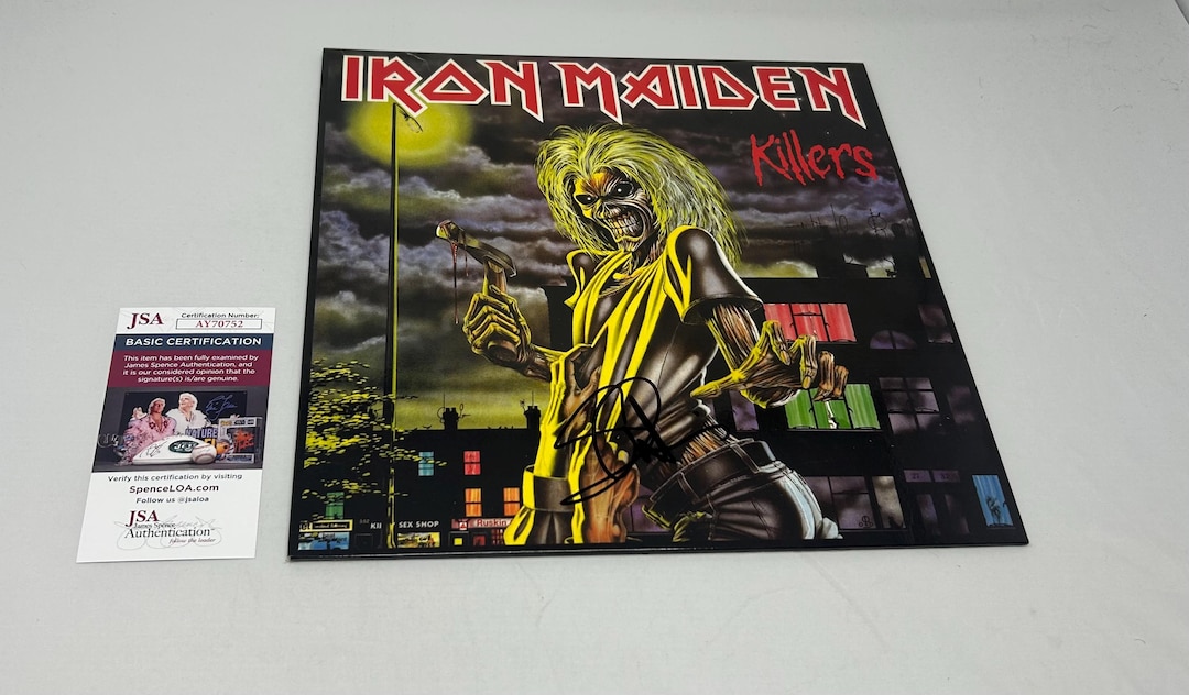 Steve Harris Signed Iron Maiden Killers Album JSA COA - Etsy