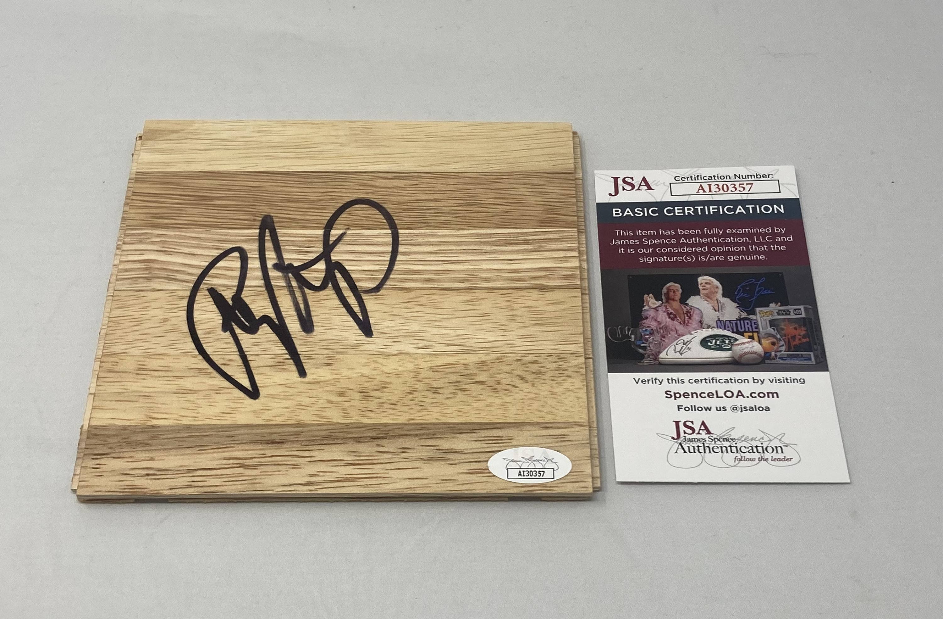 Payton Pritchard Signed 6x6 Floor Boston Celtics Oregon Ducks JSA COA ...