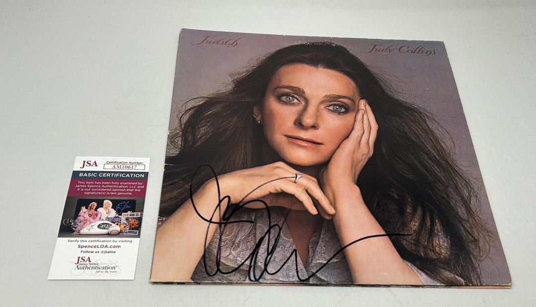 Judy Collins Signed Judith Album JSA COA - Etsy