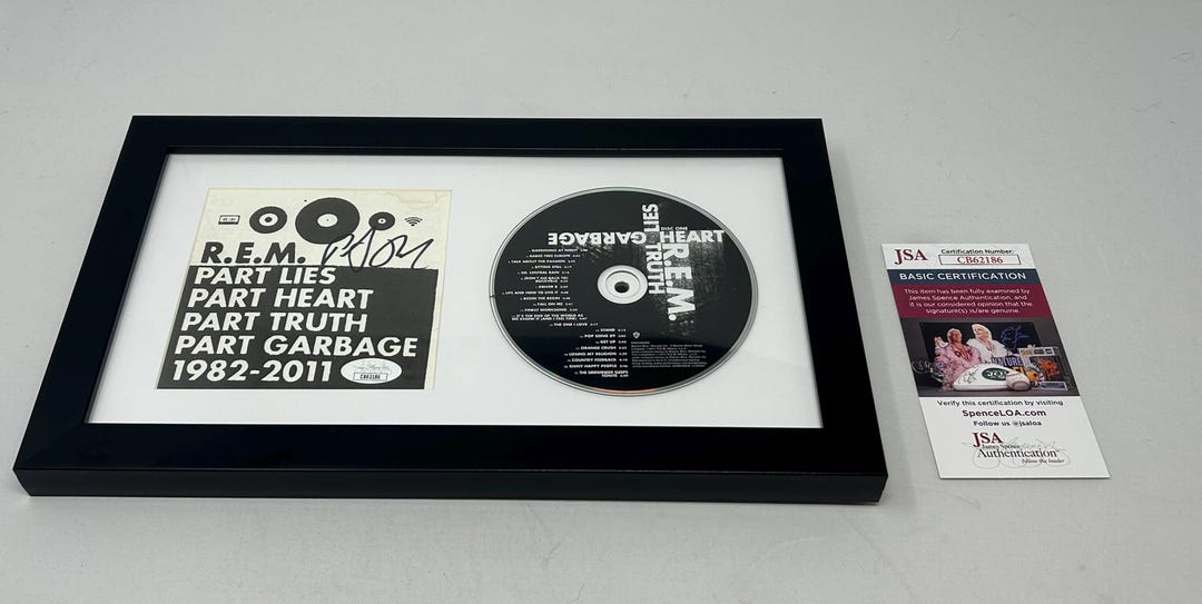 Peter Buck Signed REM Part Lies Part Heart Part Truth Part Garbage Cd ...