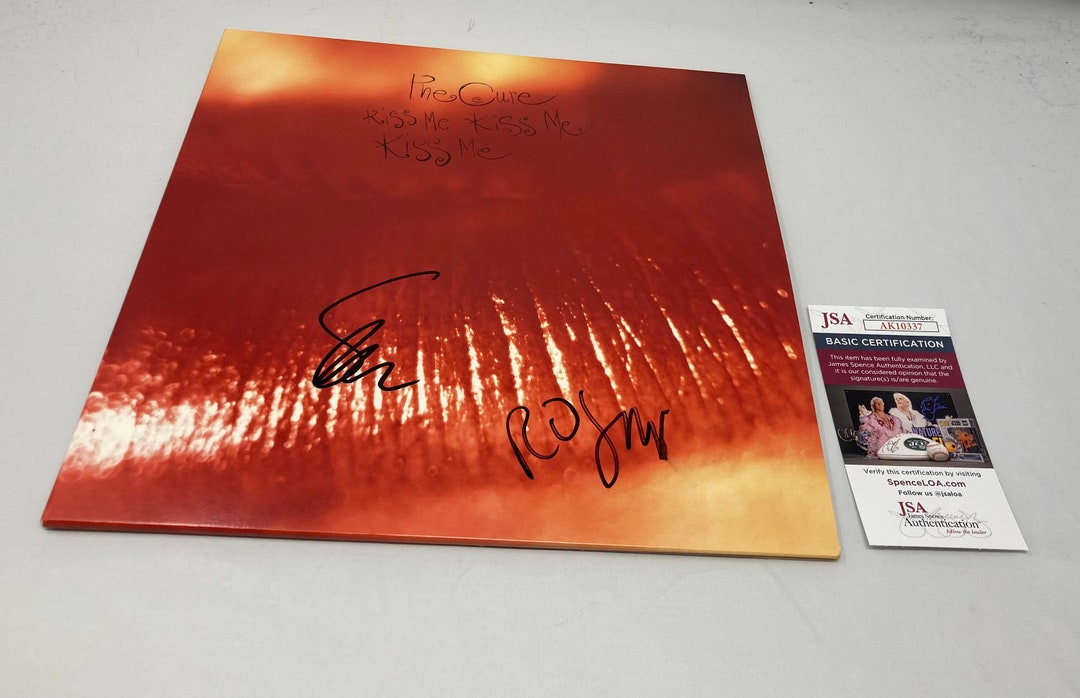 The Cure Signed Kiss Me Kiss Me Album JSA COA (robert Smith & Simon ...