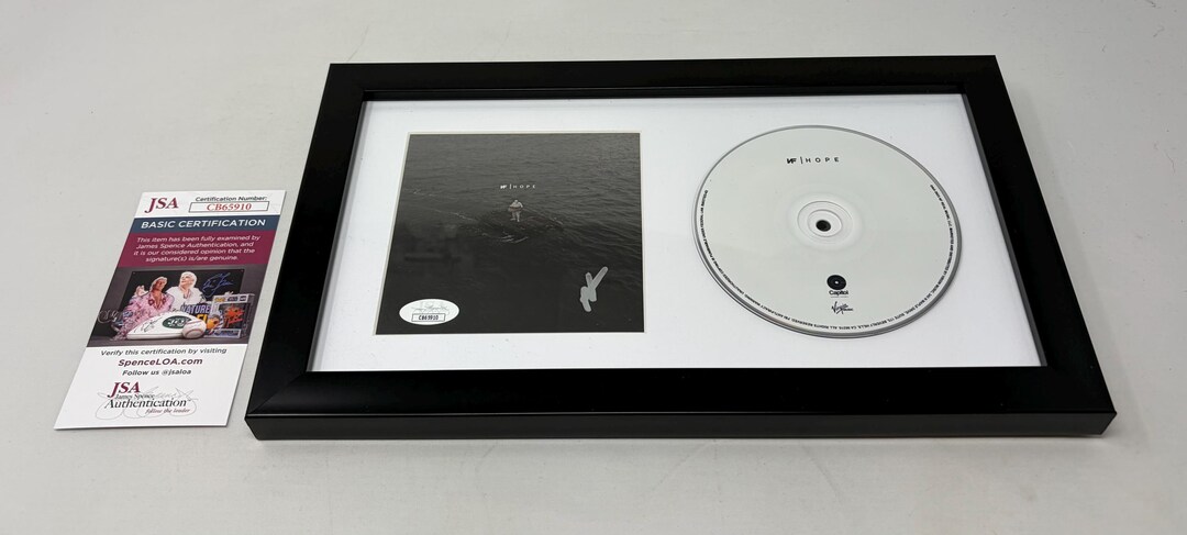 NF Signed Hope Cd Cover Framed JSA COA - Etsy