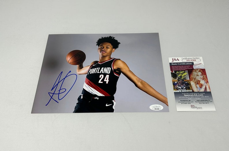 Anfernee Simons Signed 8x10 Photo Portland Trail Blazers JSA COA - Etsy