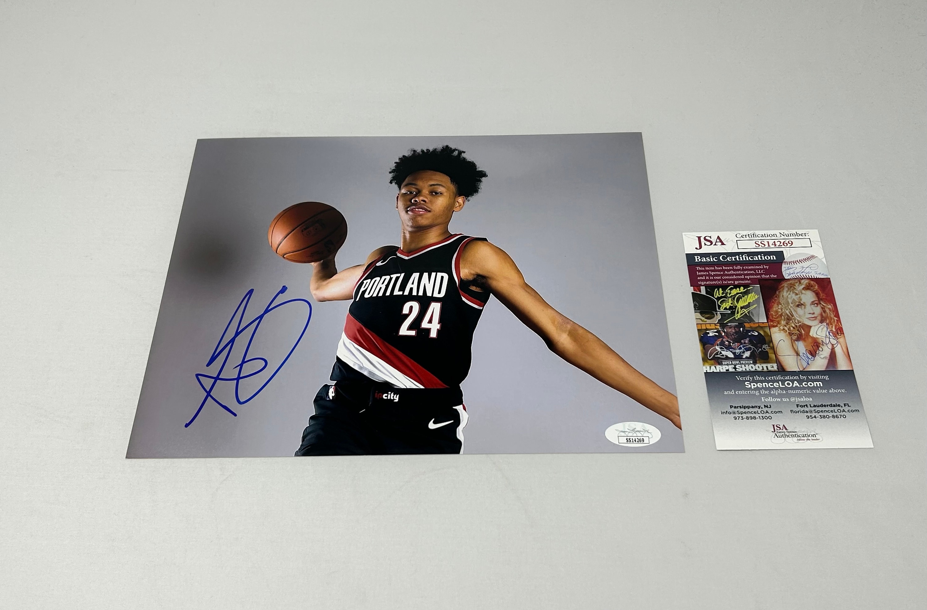 Anfernee Simons Signed 8x10 Photo Portland Trail Blazers JSA COA - Etsy