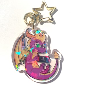 Spyro Sparkle Keychain!!! - Etsy