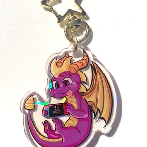 Spyro Sparkle Keychain!!! - Etsy