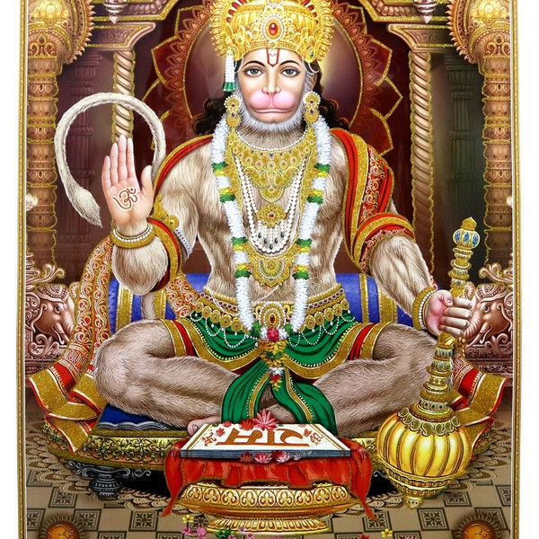 Big Hanuman Poster - Etsy