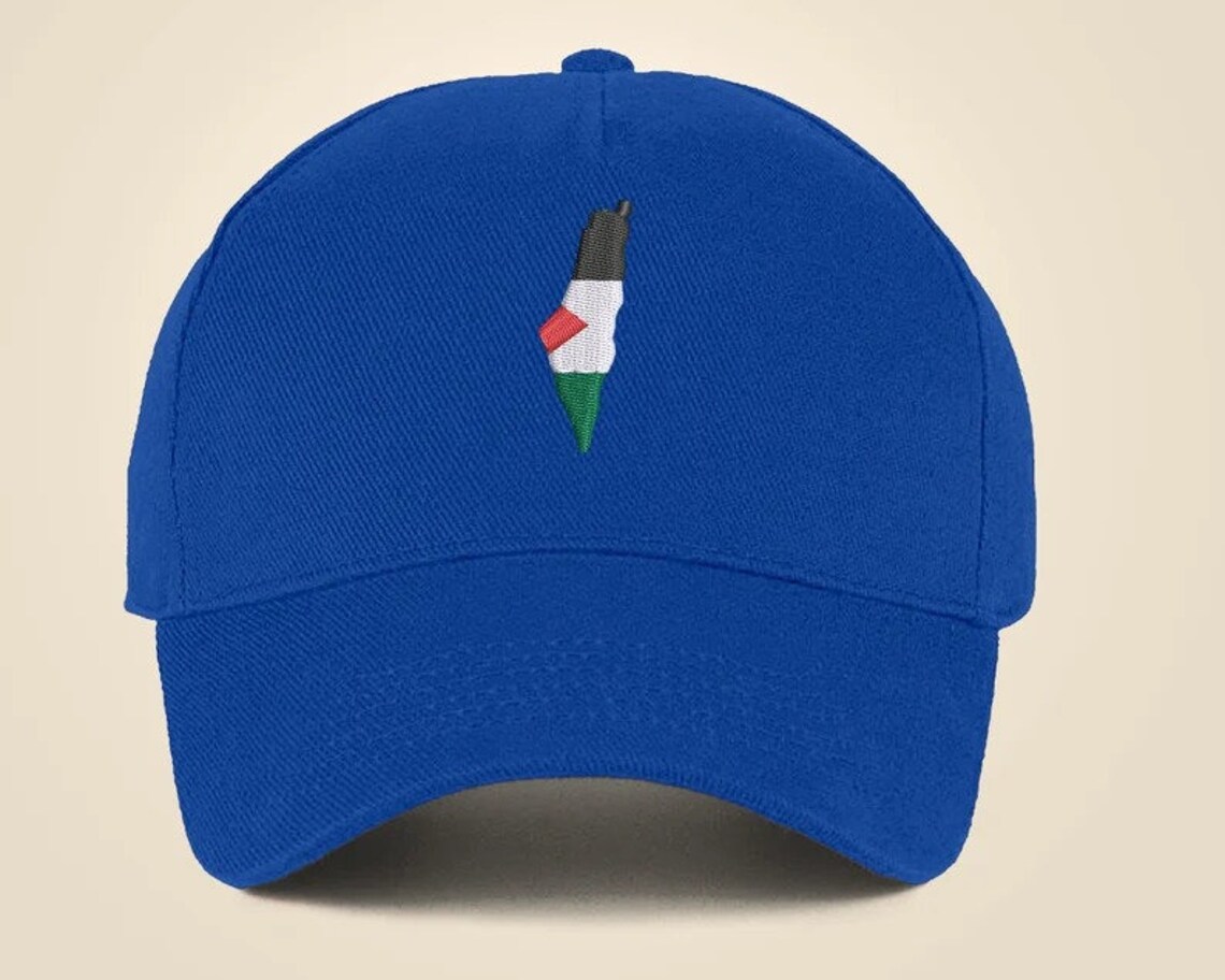 Palestine Flag Hat, Free Palestine Map Embroidered Caps, Palestine Fist ...