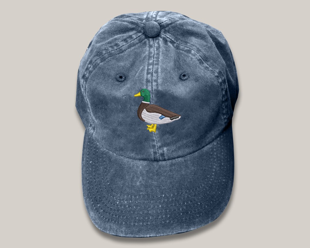 Vintage Style Duck Hat, Embroidery Duck Design Baseball Cap, Vintage ...