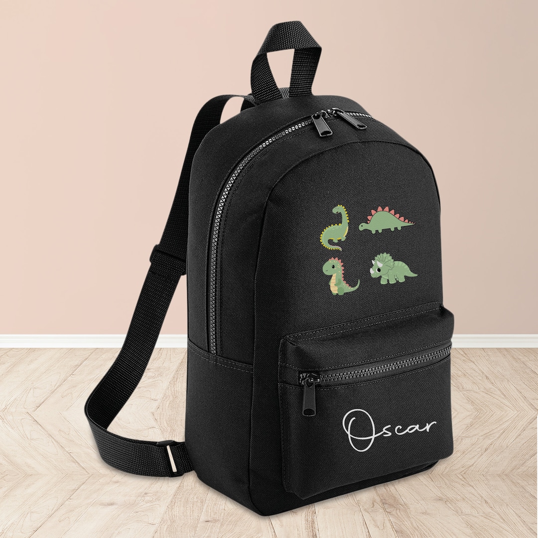 Custom Name Dinosaur Kids Backpack, Back to School Nursery Backpack, T ...