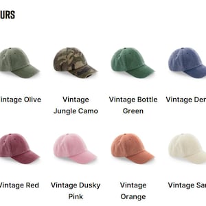 Embroidered Mountain Hill Design Baseball Cap, 100 Cotton Comfort Color ...