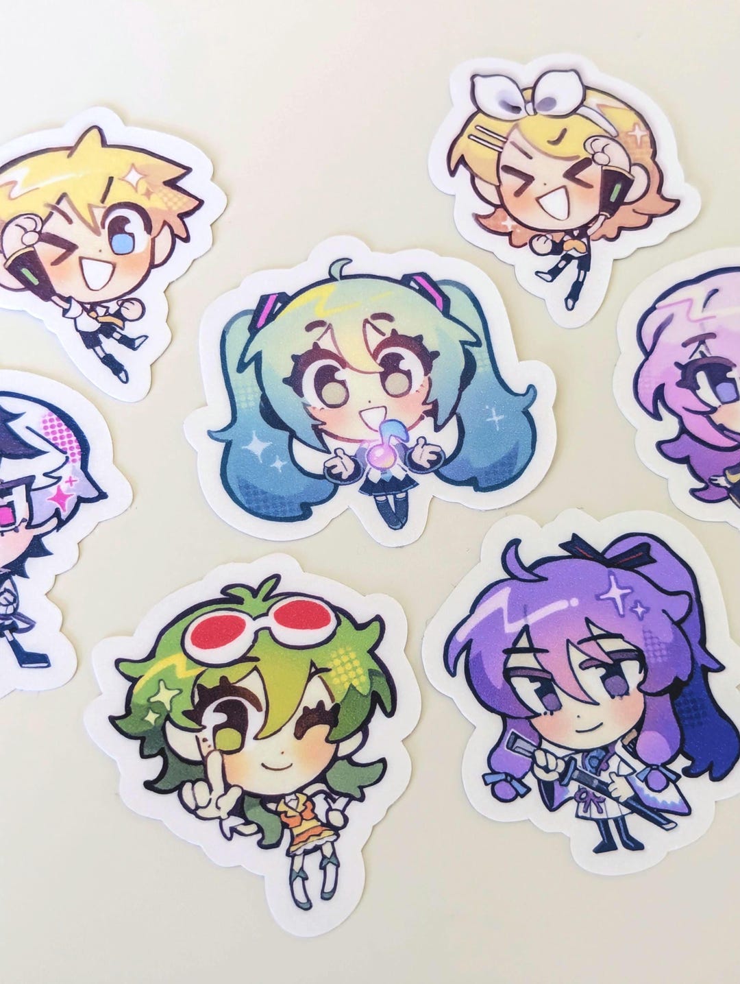 Vocaloid Project Sekai Stickers Hatsune Miku Kagamine Rin Len Megurine ...