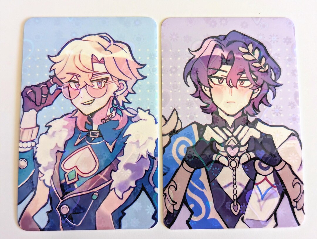 Dr.ratio Aventurine Honkai Star Rail HSR Holographic Heart Photocards ...