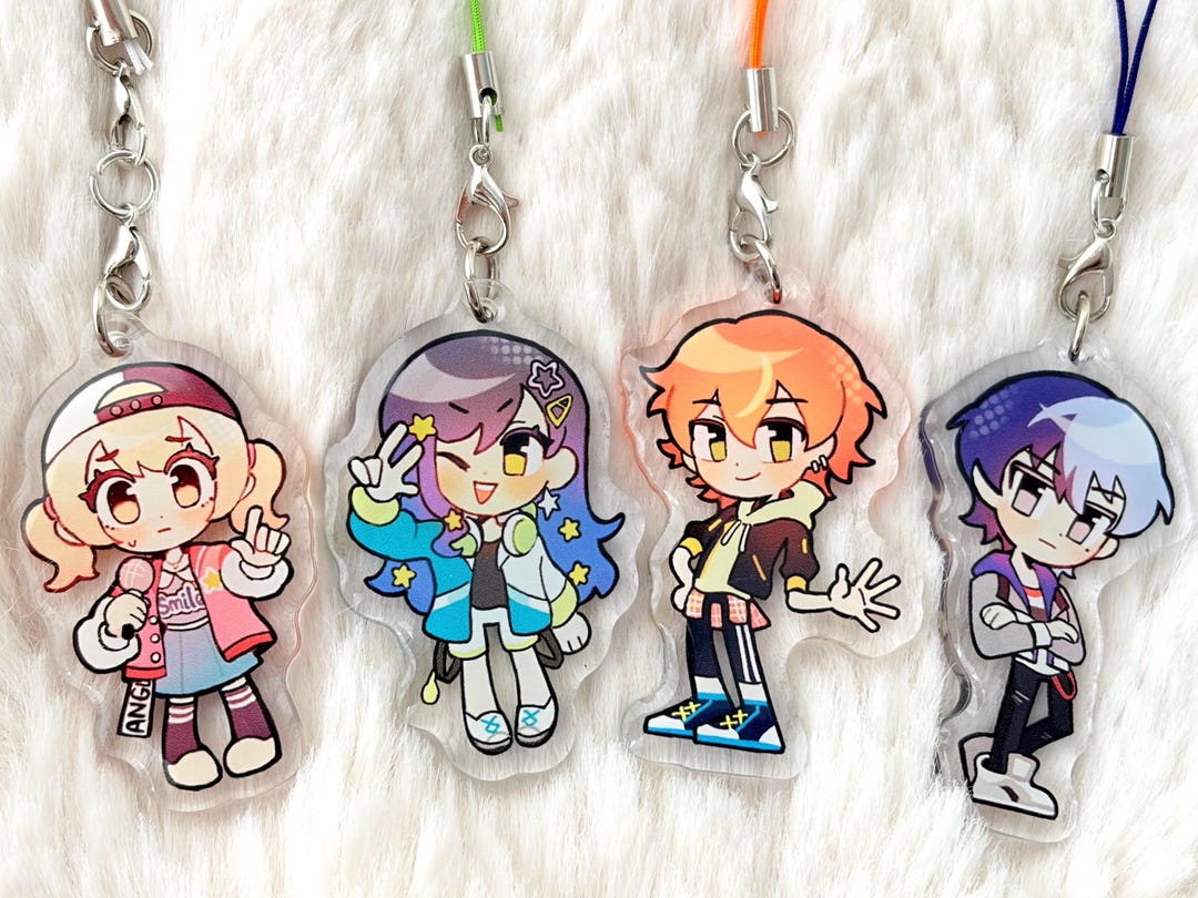 Project Sekai VBS Acrylic Charm Chibi Phone Keychain - Etsy