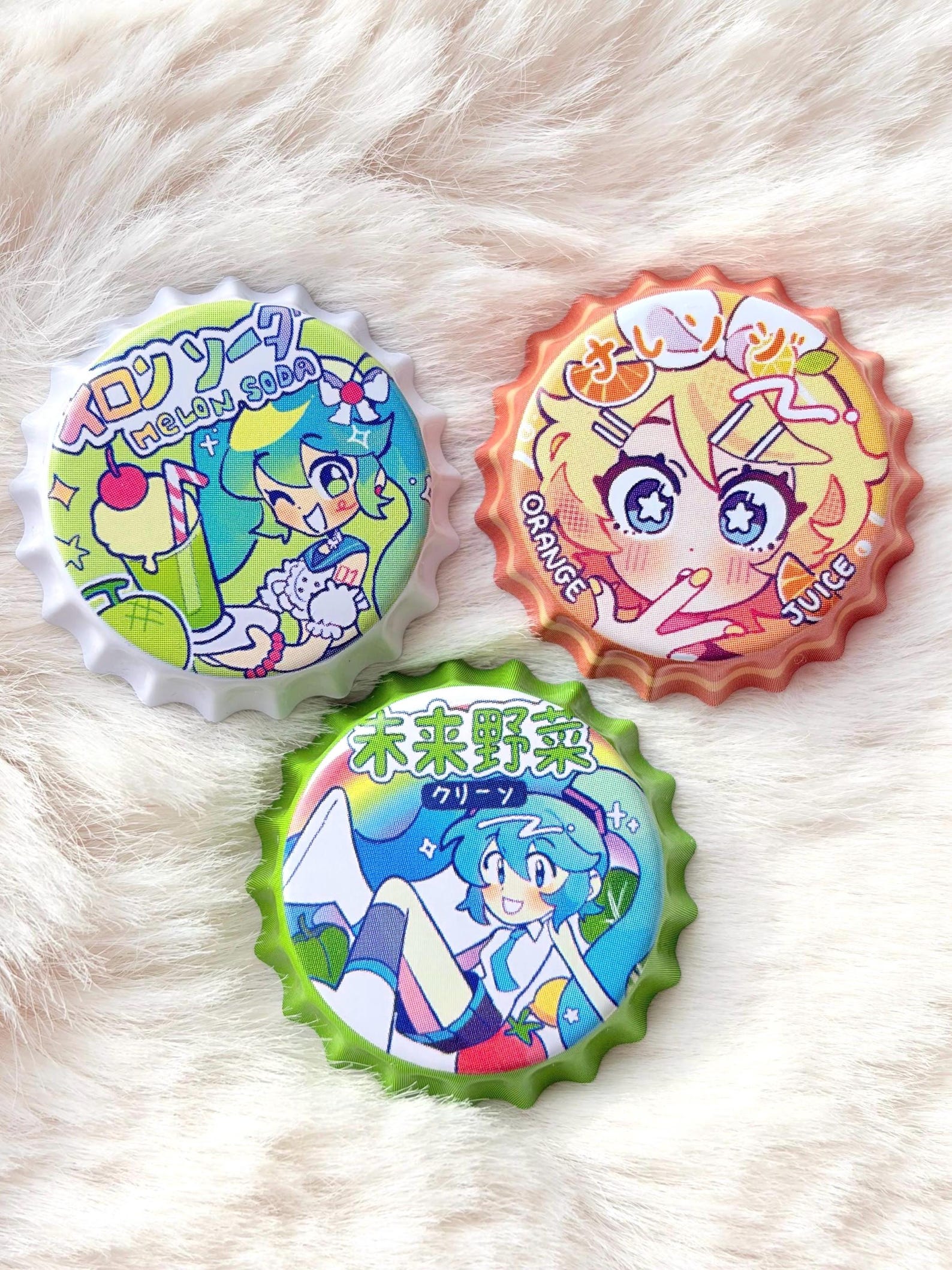 Vocaloid | Kagamine Rin Orange Juice/hatsune Miku Melon Soda/popipo ...