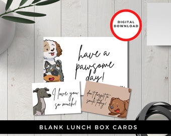 Blank Lunch Box Notes - Etsy