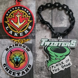 BIG CHAIN Sports Logo Necklace, Turn Over Chain, Player of the Game ...