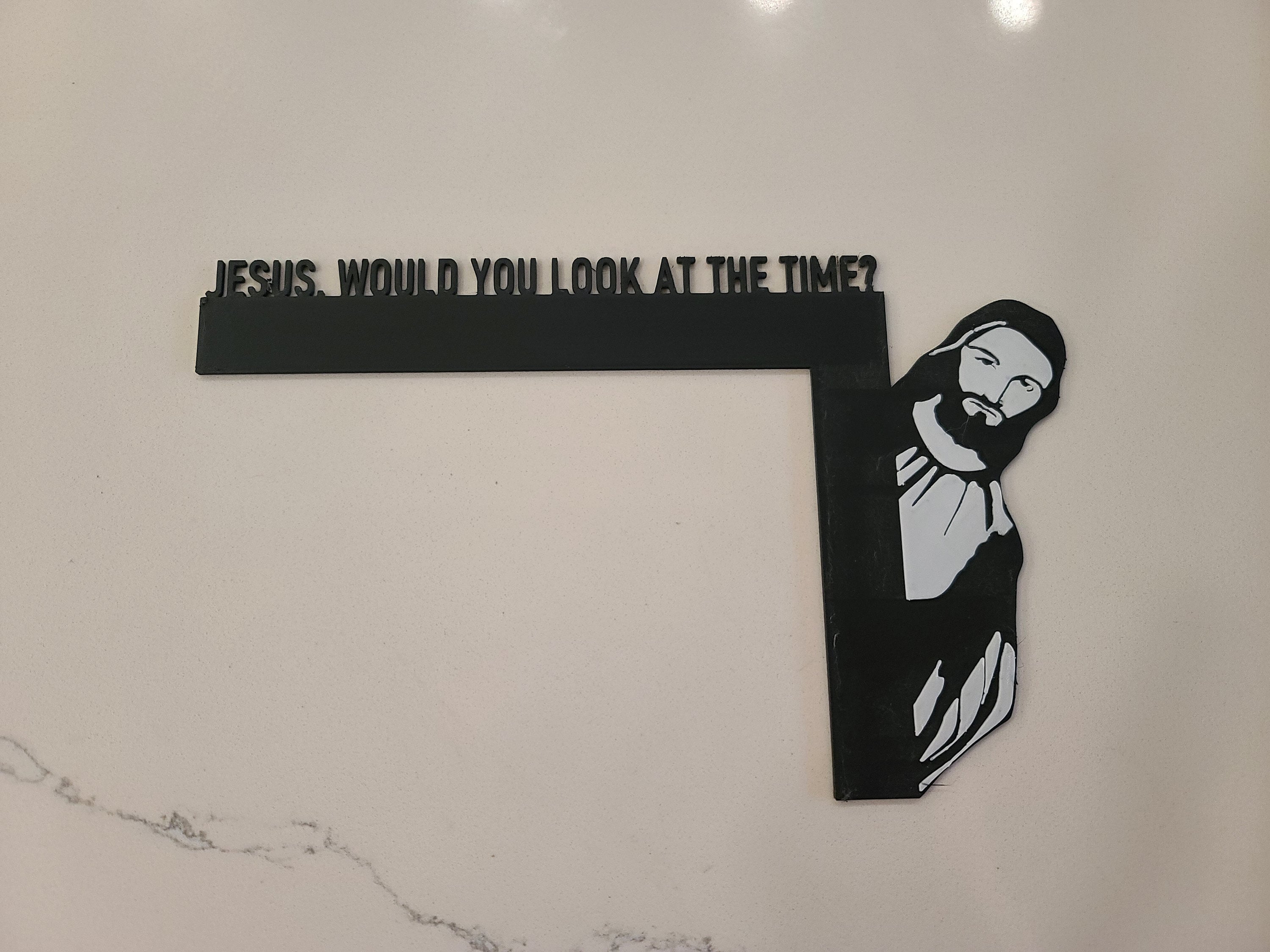 Customizable Peeking Jesus Peeking, I Saw That, Flush It for Jesus, is ...