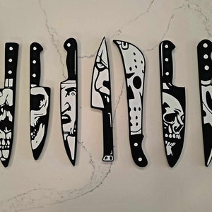 Personal Horror Knives Knife Spooky Halloween Serial Killer STL 3d ...