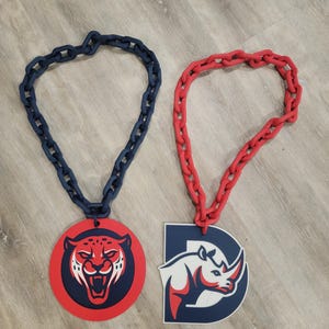 BIG CHAIN Sports Logo Necklace, Turn Over Chain, Player of the Game ...