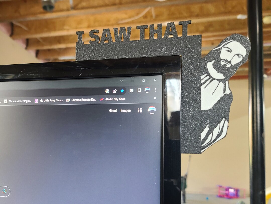 Customizable Peeking Jesus Peeking, I Saw That, Flush It for Jesus, is ...