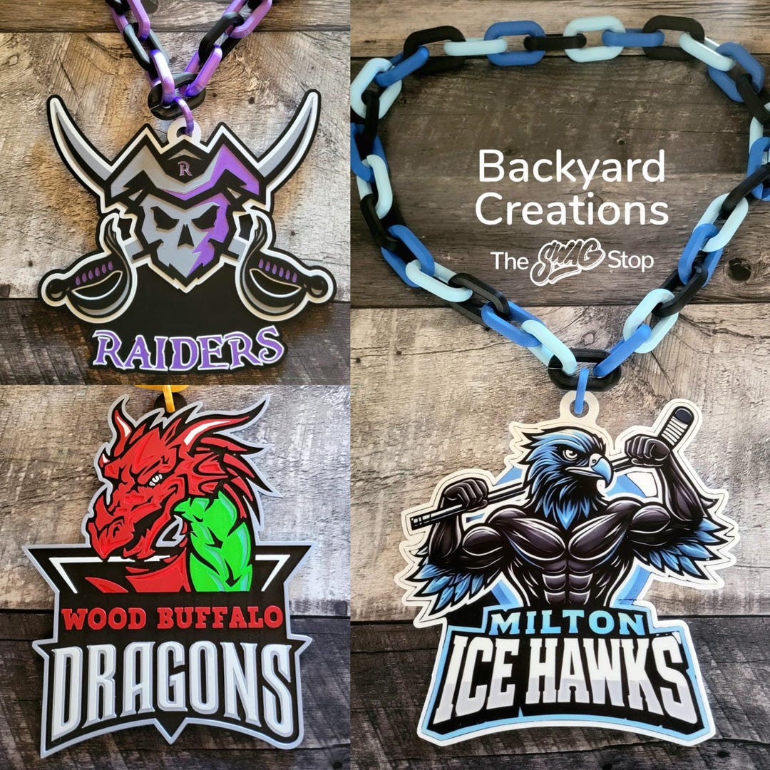 BIG CHAIN Sports Logo Necklace, Turn Over Chain, Player of the Game ...