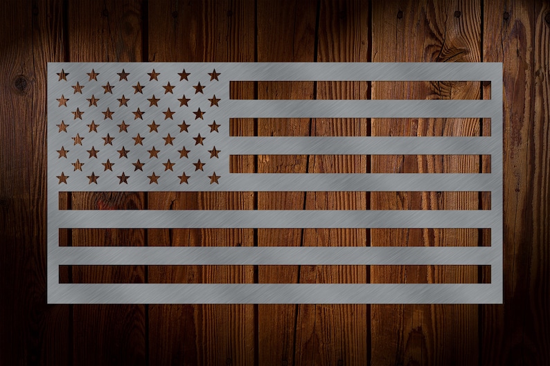 American Flag SVG for Plasma or Laser CNC - Etsy