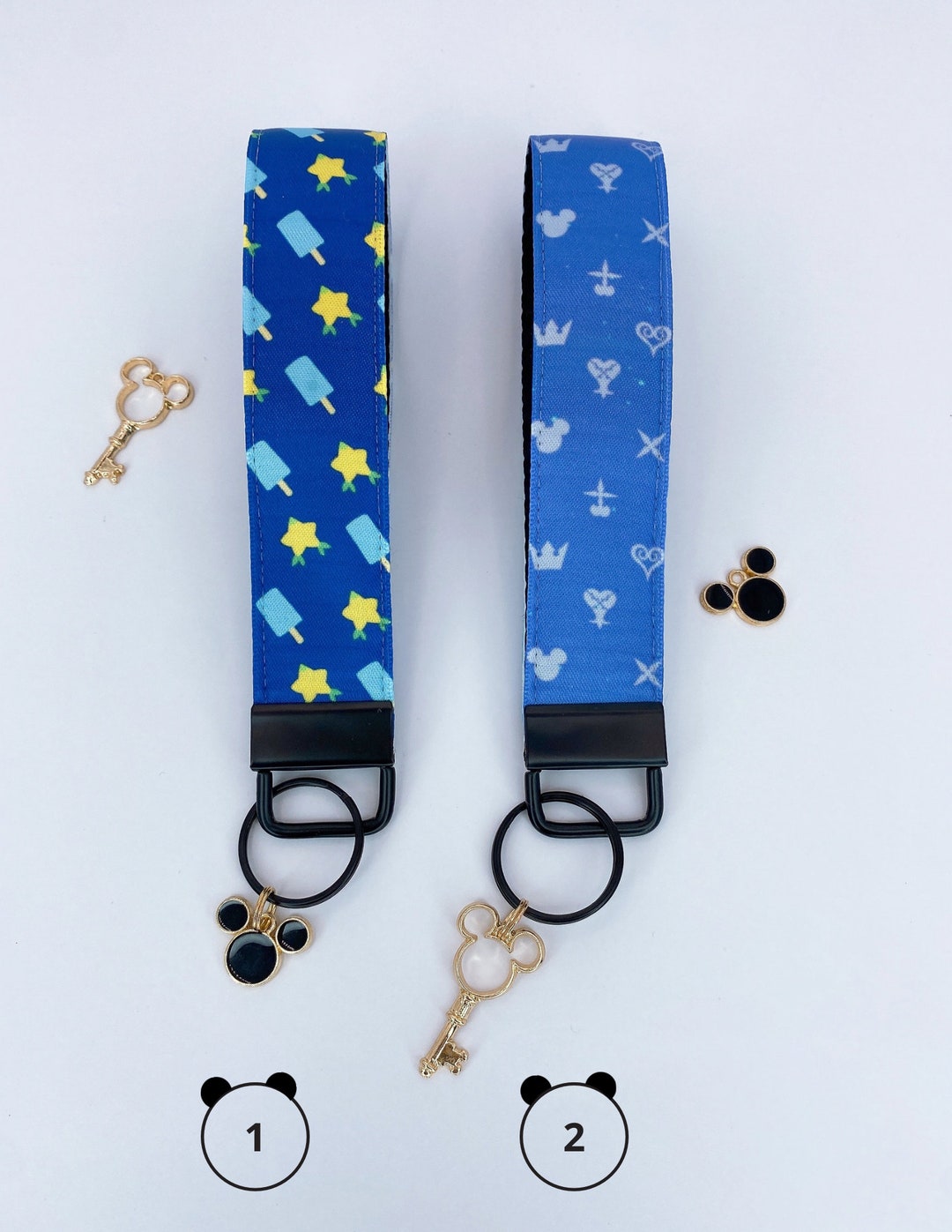 Heat Pressed & Custom Fabrication Kingdom Hearts Inspired Keychain ...