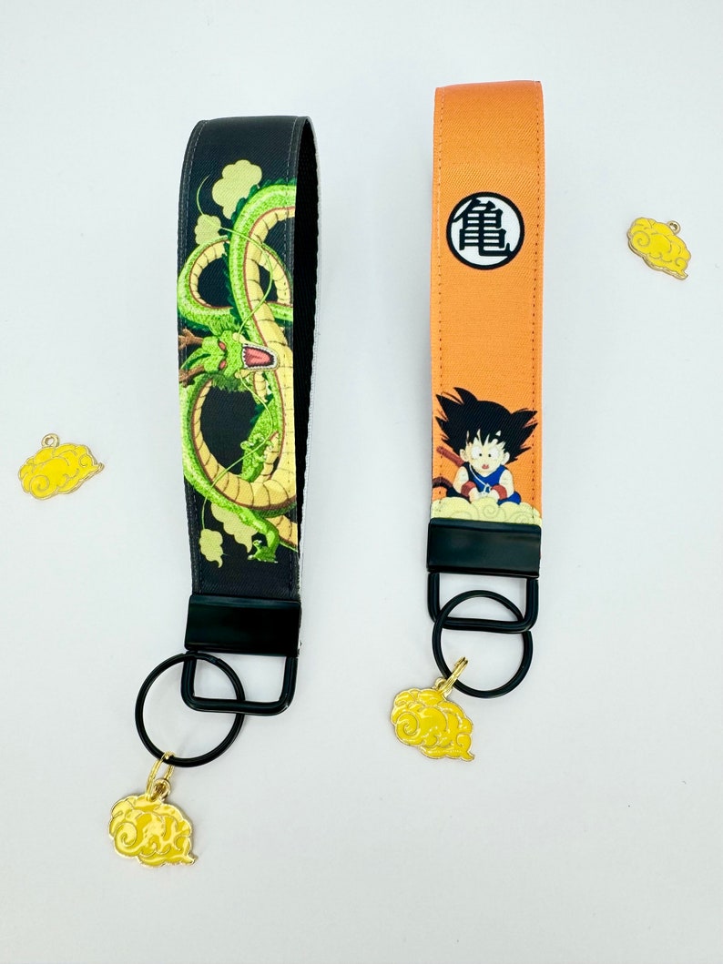 Heat Pressed & Custom Fabrication Dragon Ball Z Inspired Keychain ...