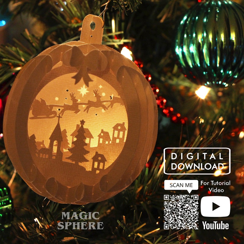 3d Christmas Card - Etsy